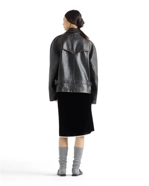 Prada Velvet Pencil Skirt