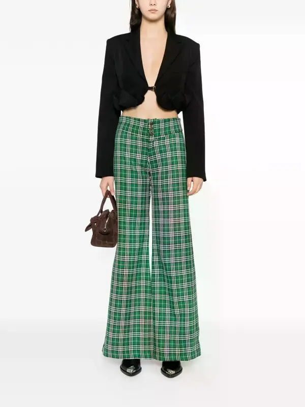 BLAKLACE Checkered Trousers