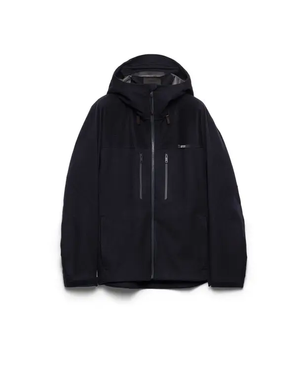 Prada Hooded Oversized Cashmere Jacket