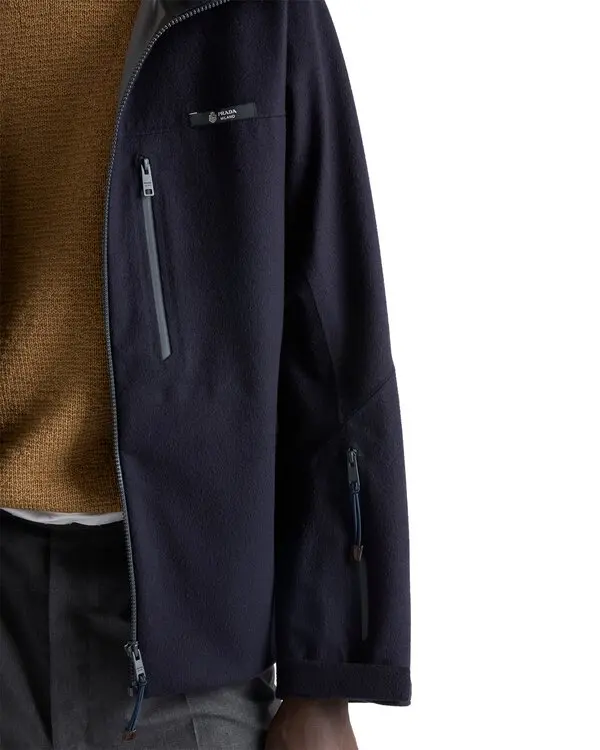 Prada Hooded Oversized Cashmere Jacket