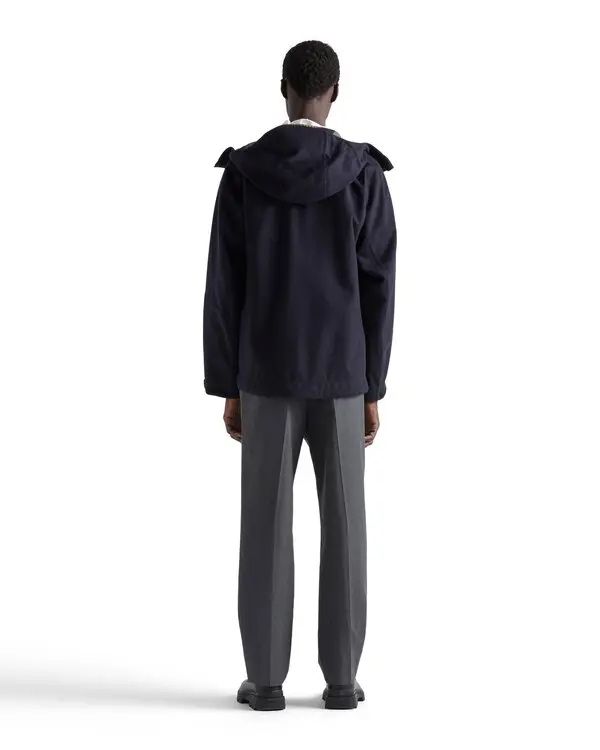Prada Hooded Oversized Cashmere Jacket