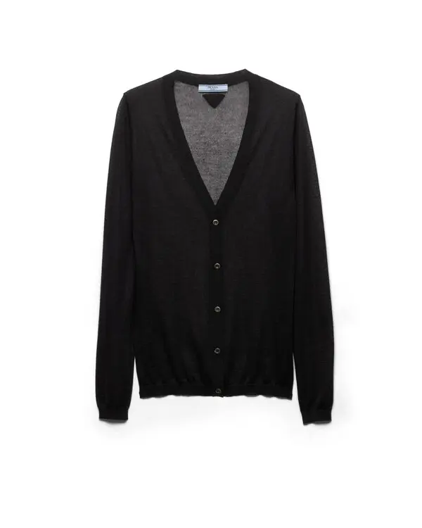 Prada Cashmere And Silk Cardigan