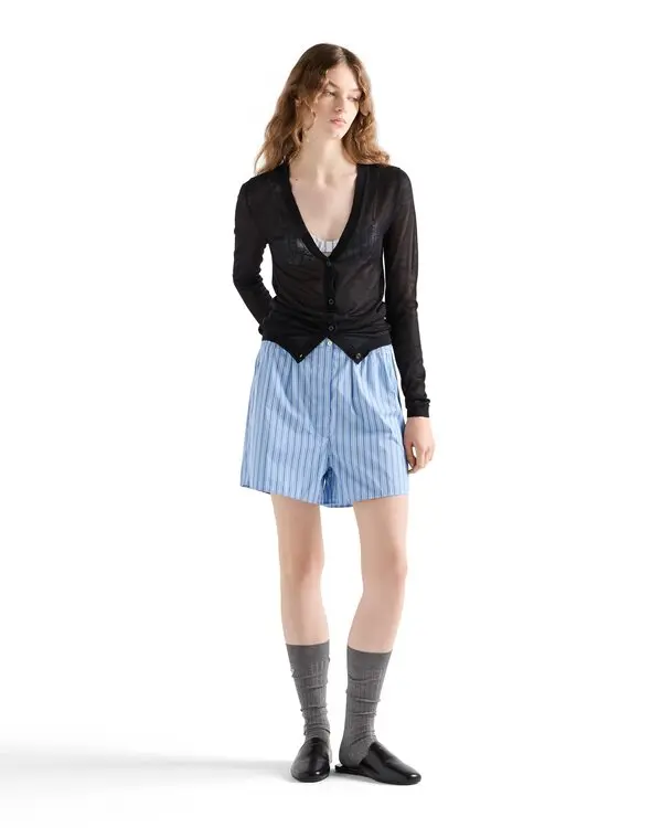 Prada Cashmere And Silk Cardigan