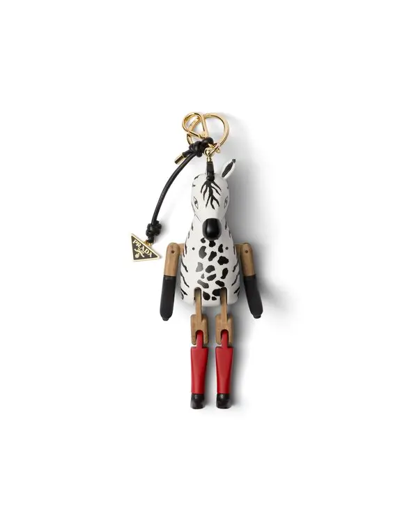 Prada Animal Key Ring Charm - Multicolored