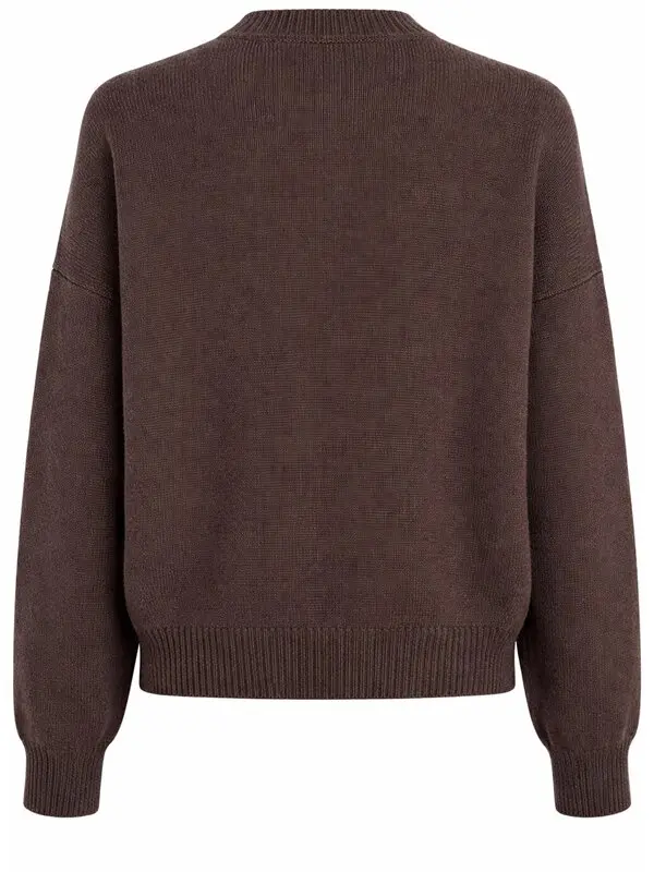 Khaite Margaux Jersey Top - Brown