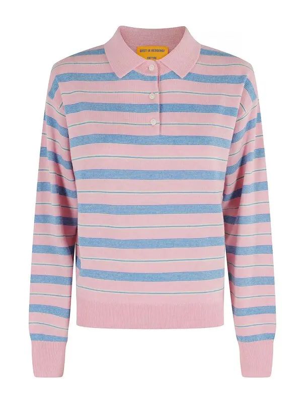 Guest In Residence Cashmere Polo Shirt - Multicolour