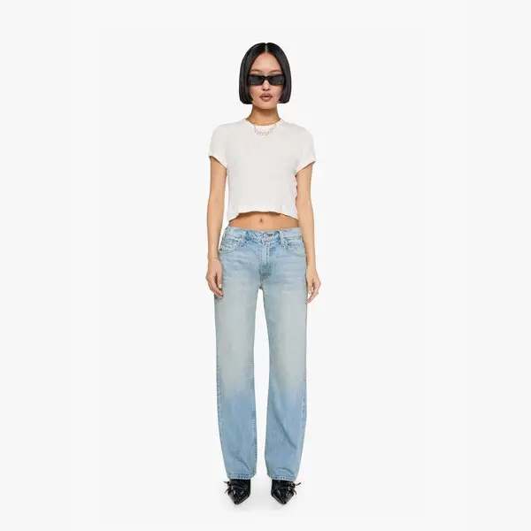 MOTHER Petite Lil' Reifler Daydreamer Jeans - Blue