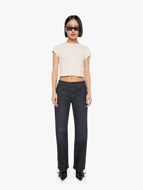 MOTHER Petites The Lil Reifler Starry Eyed Jeans - Black