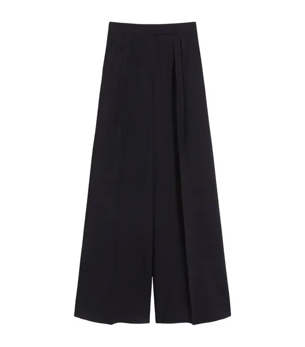 Max Mara Wool-blend Wide-leg Trousers