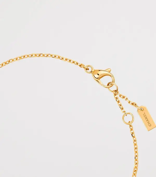 Chanel 18k Gold '5' Diamond Bracelet - Yellow