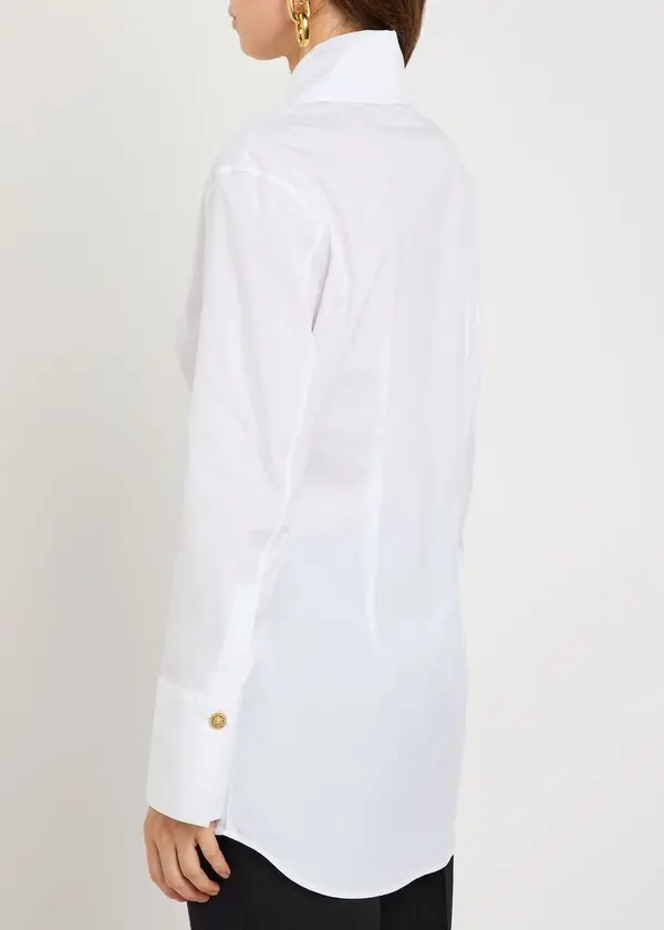 Balmain Fitted Cotton-poplin Shirt