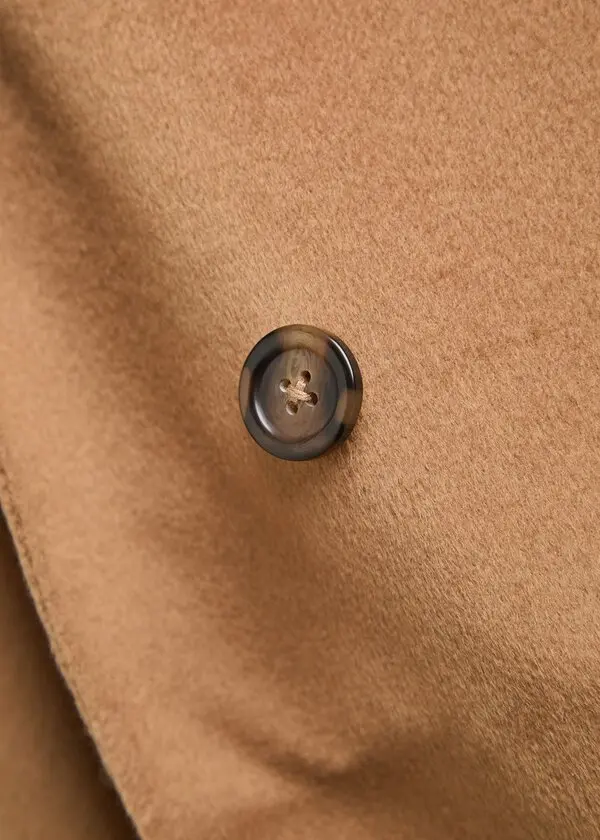 ANINE BING Dylan Belted Wool And Cashmere-blend Coat