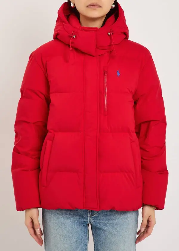 Polo Ralph Lauren Logo-embroidered Padded Shell Jacket - Red