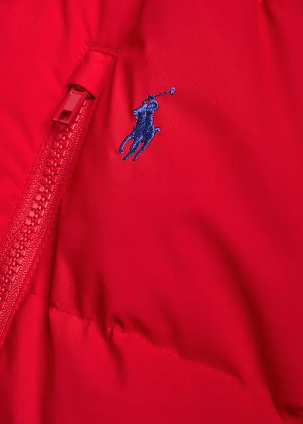 Polo Ralph Lauren Logo-embroidered Padded Shell Jacket - Red