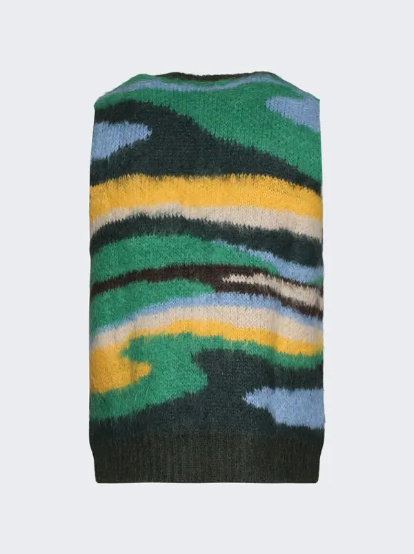 THE ELDER STATESMAN Jacquard Vest - Multi