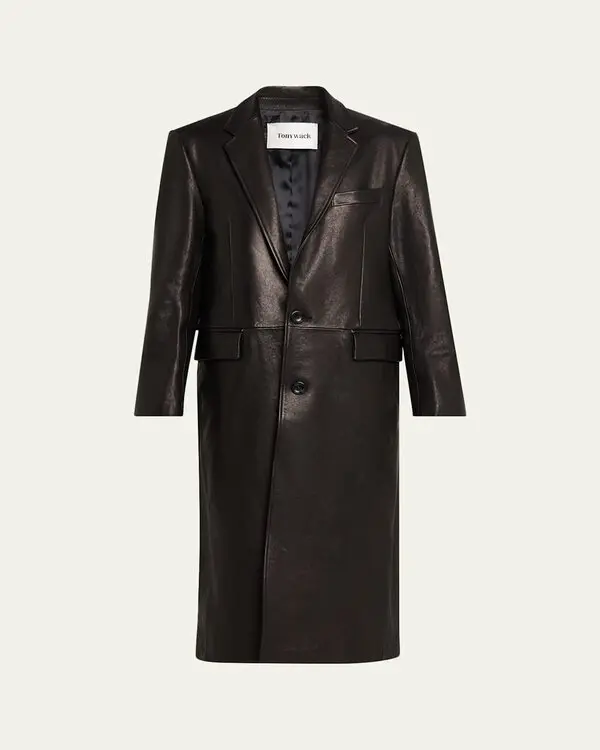 TONYWACK Vegetable-tanned Leather Coat