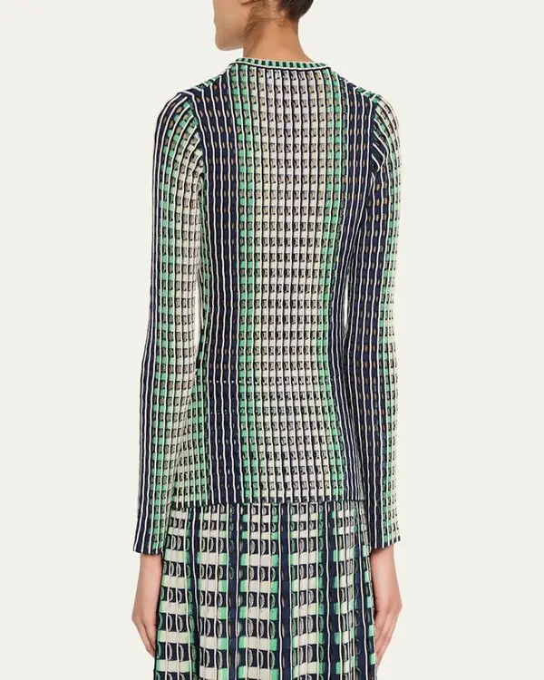 Simkhai Mabel Openwork Cardigan