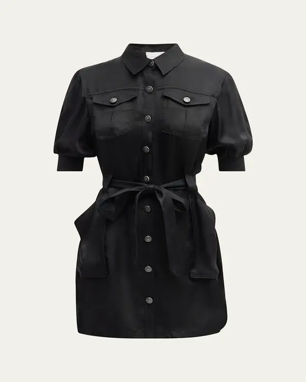 Cinq À Sept Damla Belted Mini Shirtdress