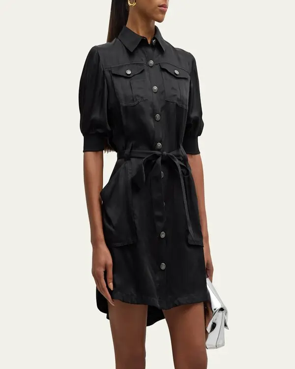 Cinq À Sept Damla Belted Mini Shirtdress