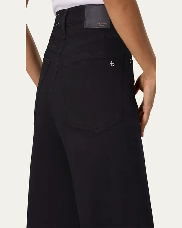 Rag & Bone Flexi Sofie Ankle Wide-leg Jeans