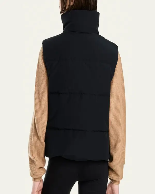 Canada Goose Grandview Cropped Down Vest - Black