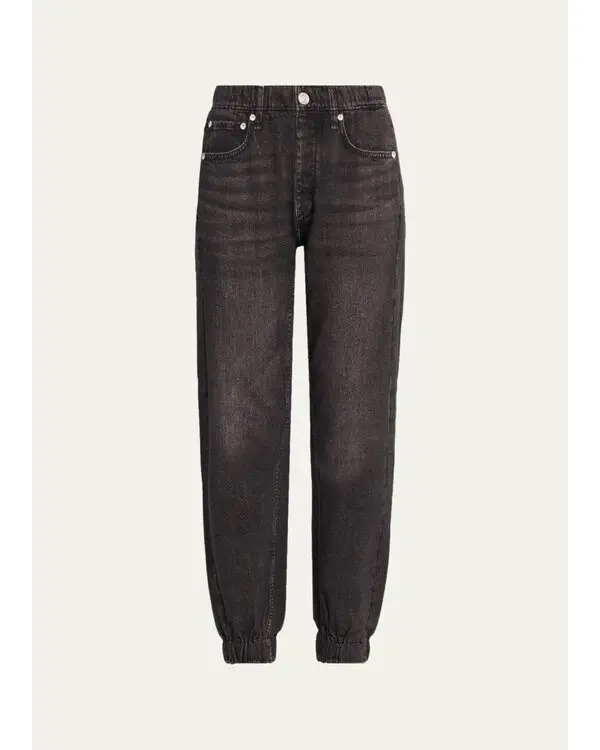 Rag & Bone Miramar Cotton-terry Joggers - Faded Black
