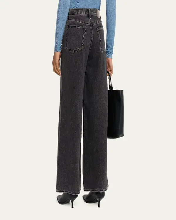 Rag & Bone Featherweight Sofie High-rise Wide Jeans