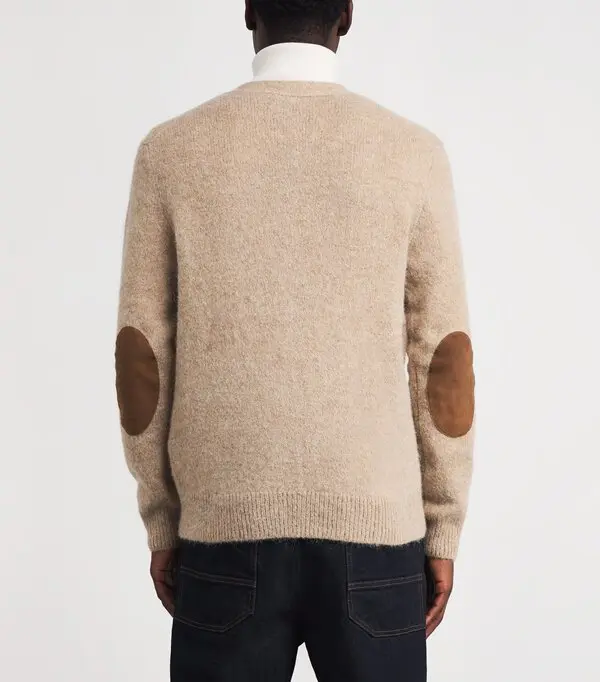 Polo Ralph Lauren Wool-blend Elbow-patch Cardigan