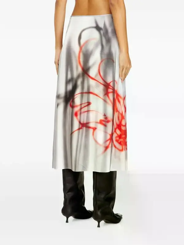 DIESEL® Printed Midi Skirt