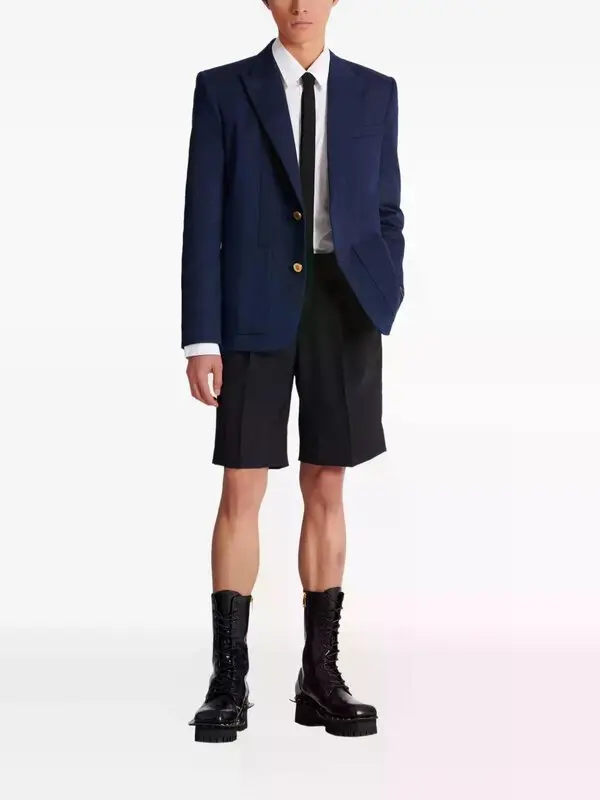 Balmain Twill Two-button Blazer