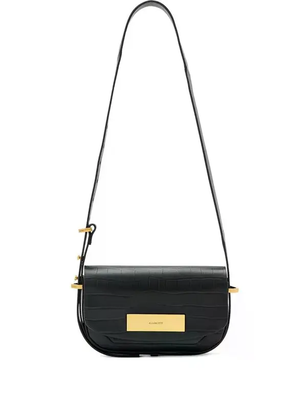ALLSAINTS Crocodile-effect Cross Body Bag
