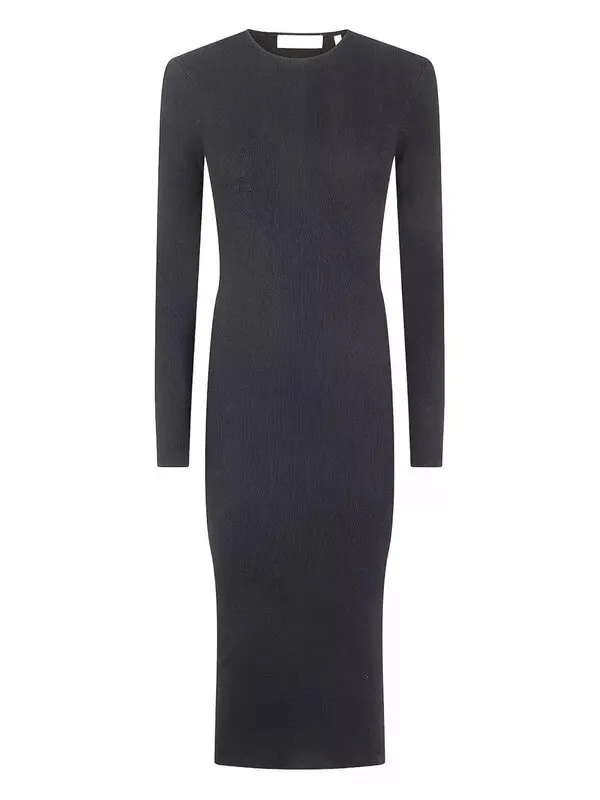 Fear Of God Ribbed Knit Midi Dress - Black