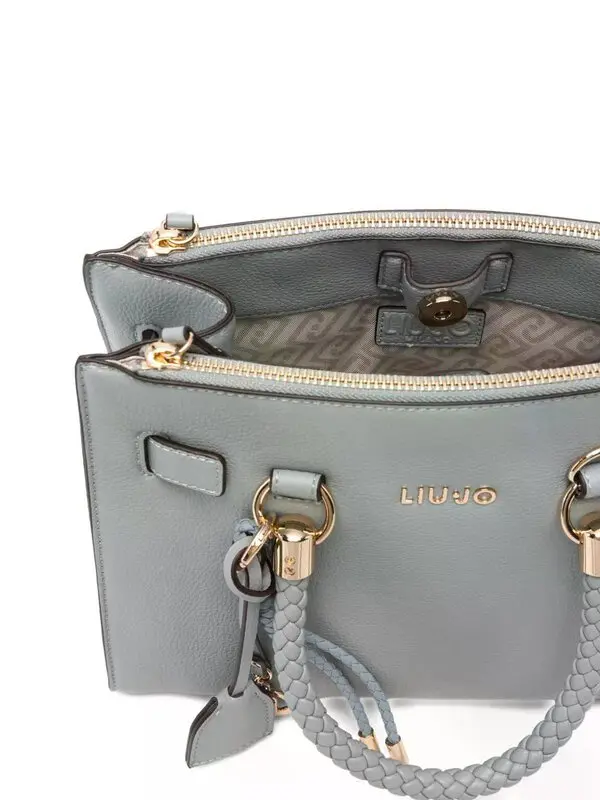 Liu Jo Small Satchel Bag With Charms - Grey