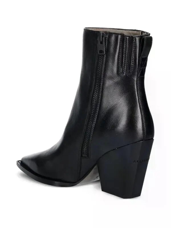 ALLSAINTS Rizzo Pointed-toe Zip-fastening Boots