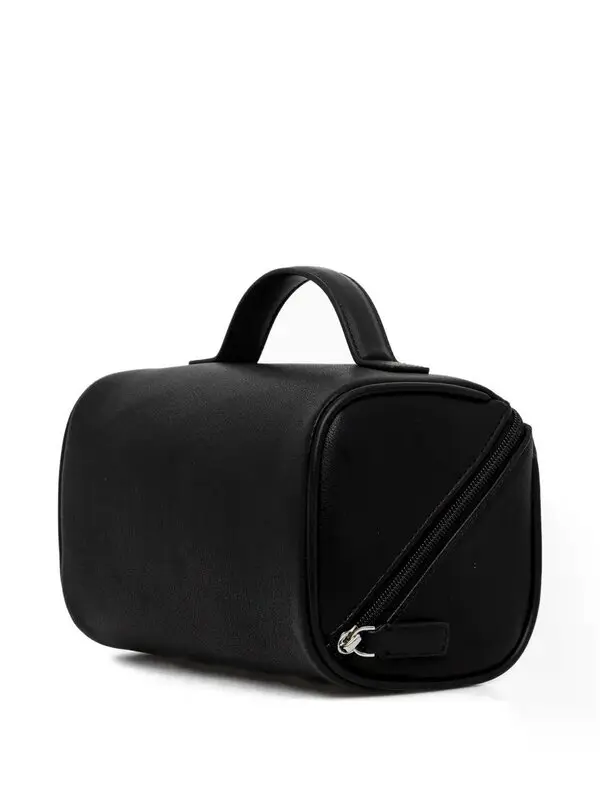 Karl Lagerfeld Embossed Logo Top Handle Makeup Bag