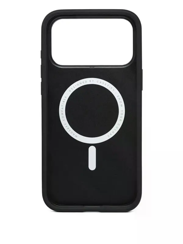 Mcm X Casetify Monogram-pattern Iphone 17 Pro Max Case - Black