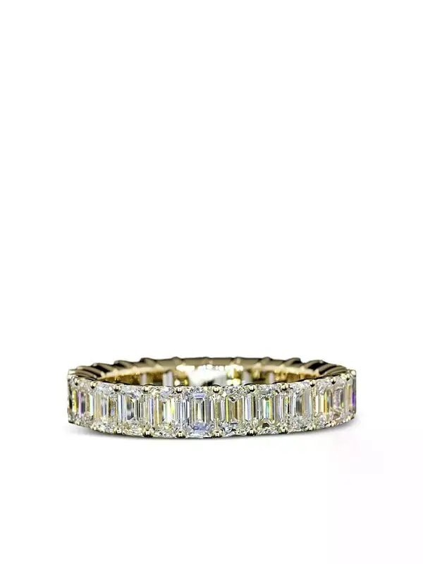 JEWELS AFICIONADO 14k Yellow Diamond Eternity Ring - Gold
