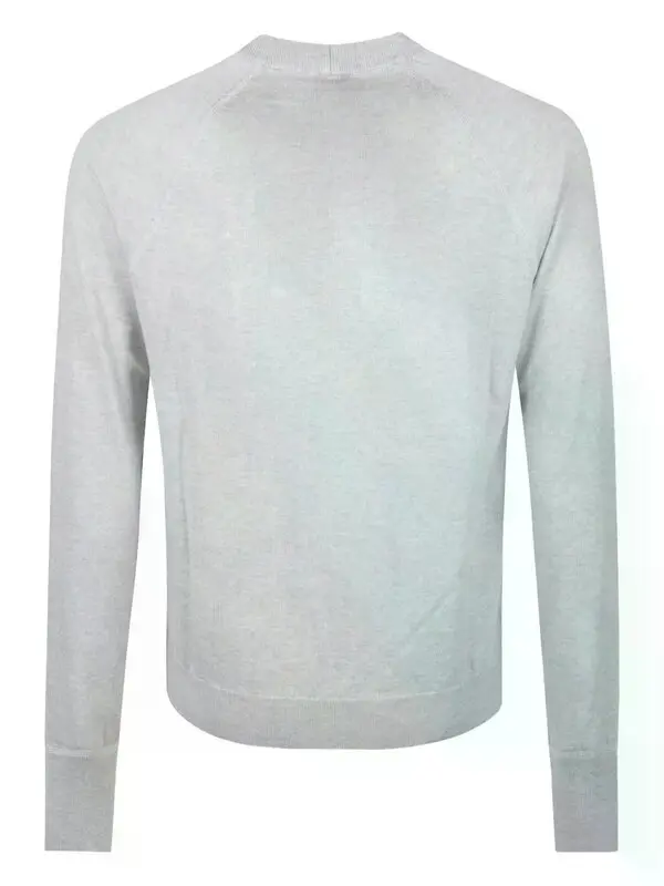 Eleventy Raglan Crew-neck Sweater - Grey