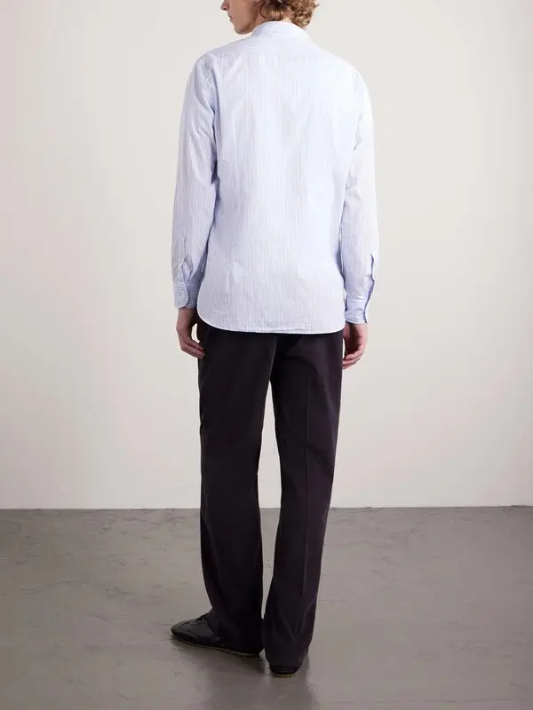 LARDINI Striped Cotton Shirt