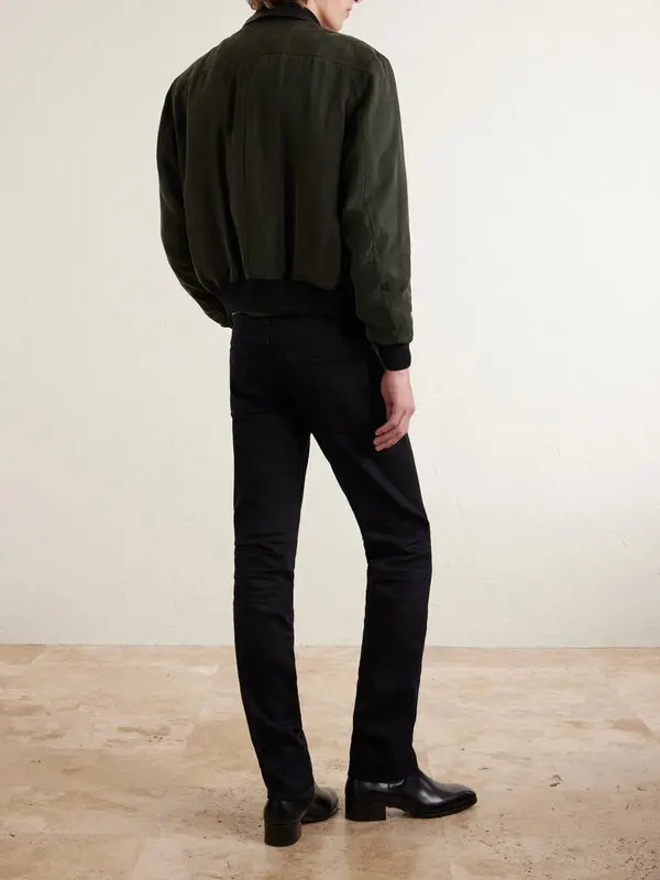 TOM FORD Gabardine Bomber Jacket - Green