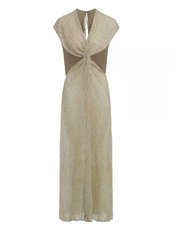 Savannah Morrow Fiori Twisted Maxi Dress