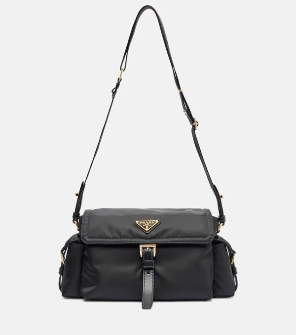 Prada Re-nylon Medium Crossbody Bag - Black
