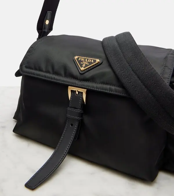 Prada Re-nylon Medium Crossbody Bag - Black