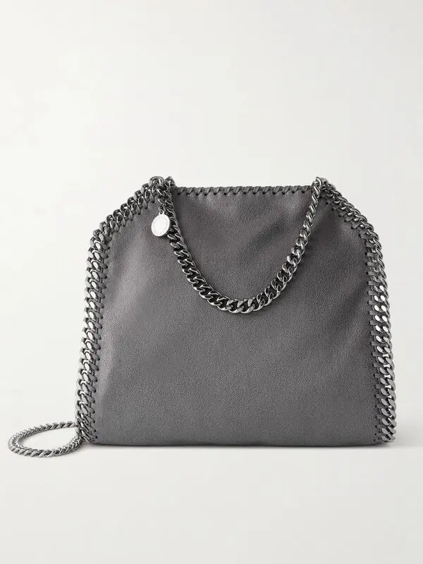 Stella McCartney Falabella Mini Brushed Shoulder Bag - Gray