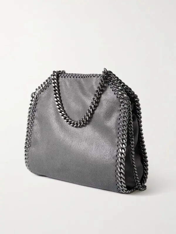 Stella McCartney Falabella Mini Brushed Shoulder Bag - Gray