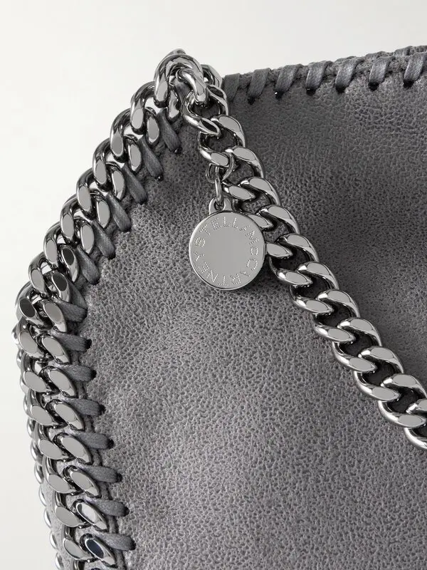 Stella McCartney Falabella Mini Brushed Shoulder Bag - Gray