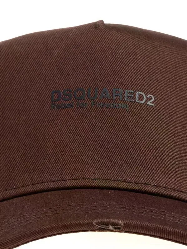 Dsquared2 Distressed Baseball Cap - Brown