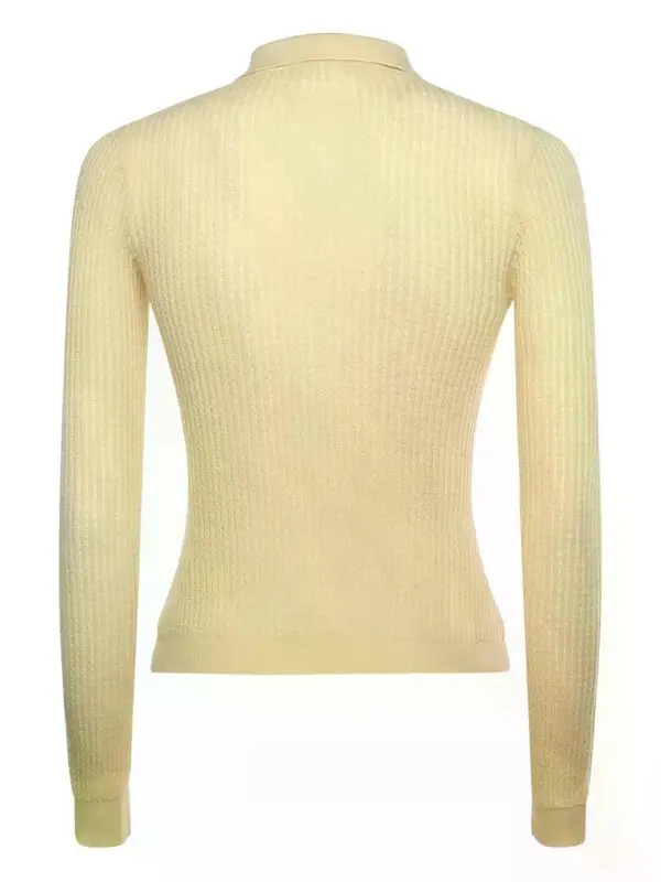 Guest In Residence Shrunken Polo Top - Yellow