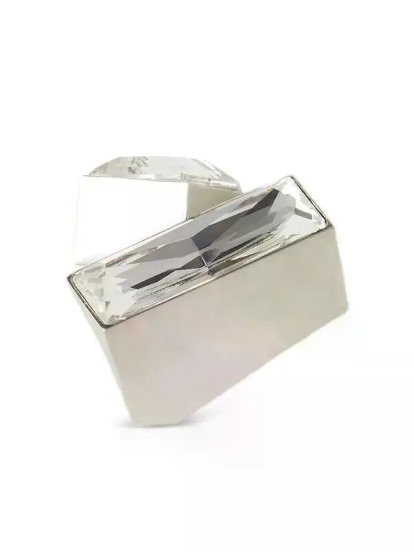 LANVIN Double-stone Brass Ring