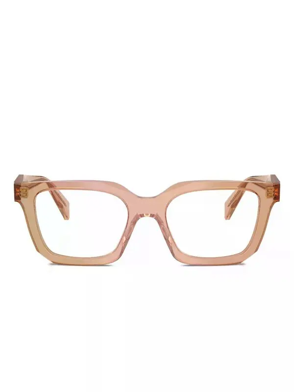 Prada Geometric Eyeglasses - Neutrals